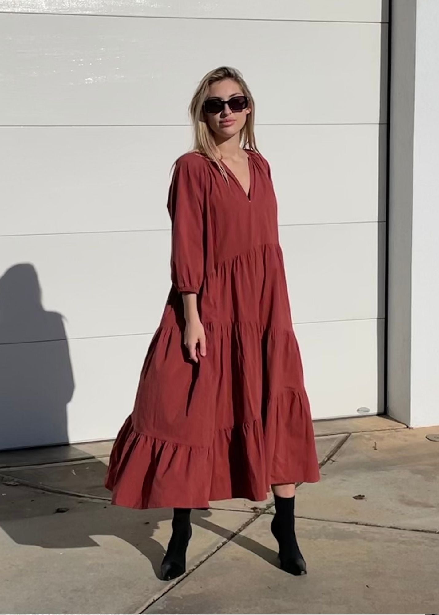 Merlot Midi Dress – The Karma Label